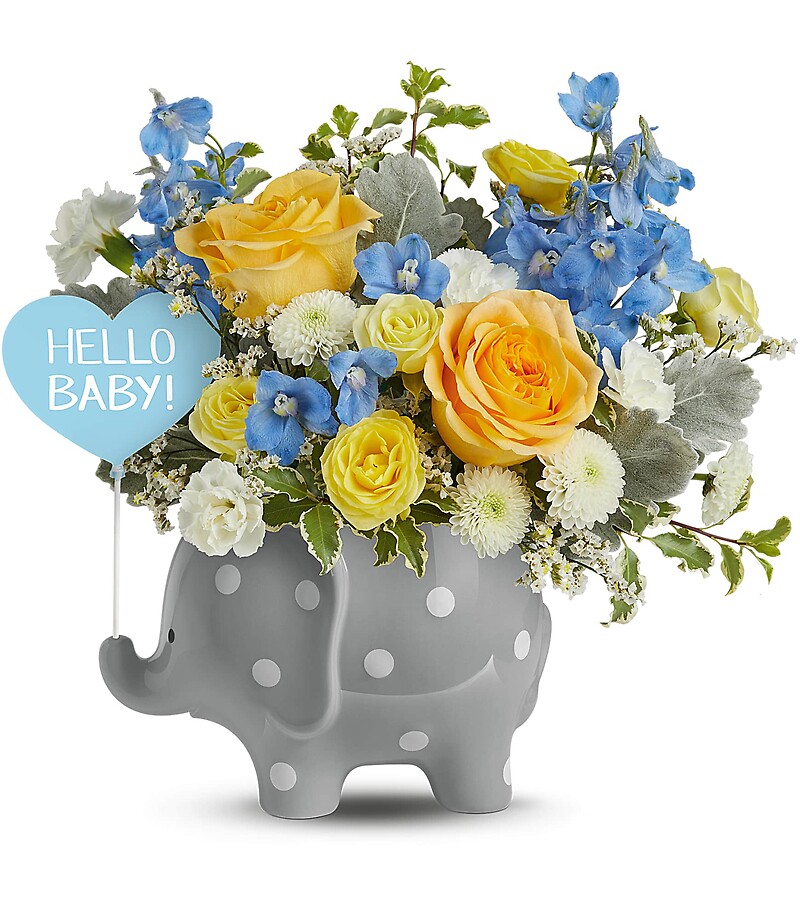 Teleflora's Dreamy Delight Bouquet - Blue DX arranged by a florist in ...